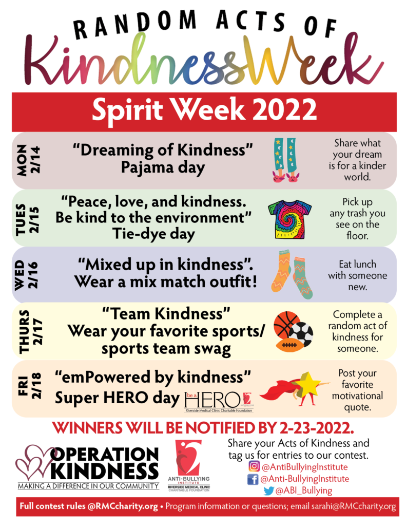 Random Acts of Kindness Week (2/14-2/20) - RMC Charitable Foundation